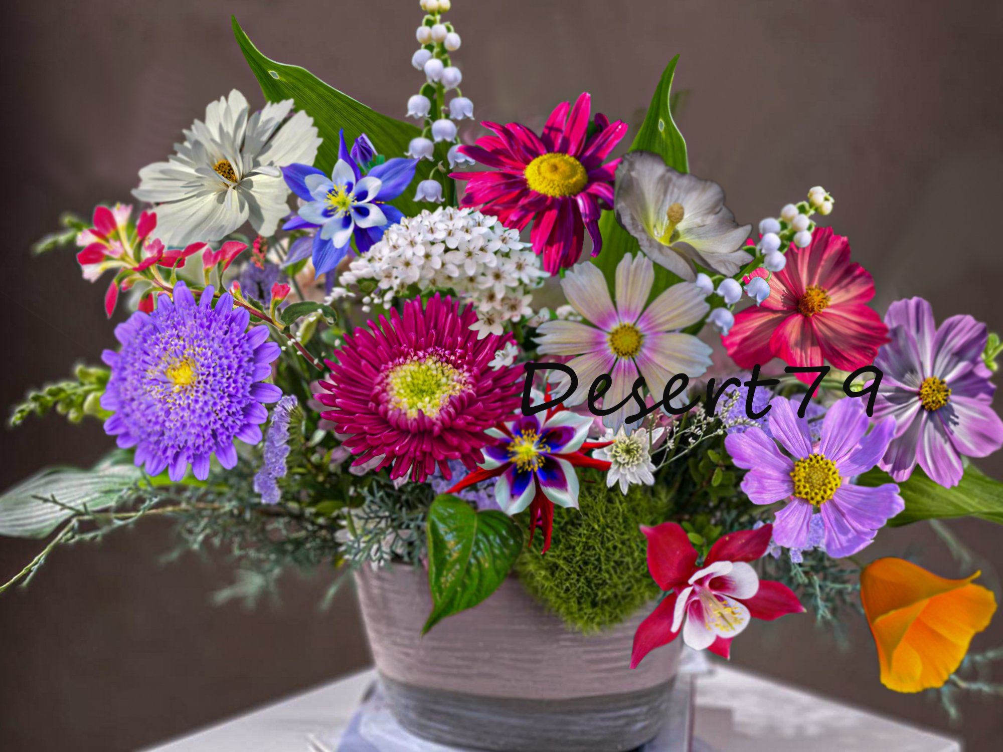 Jigsaw Puzzle | 594 pieces | my digital flowers | Jigidi