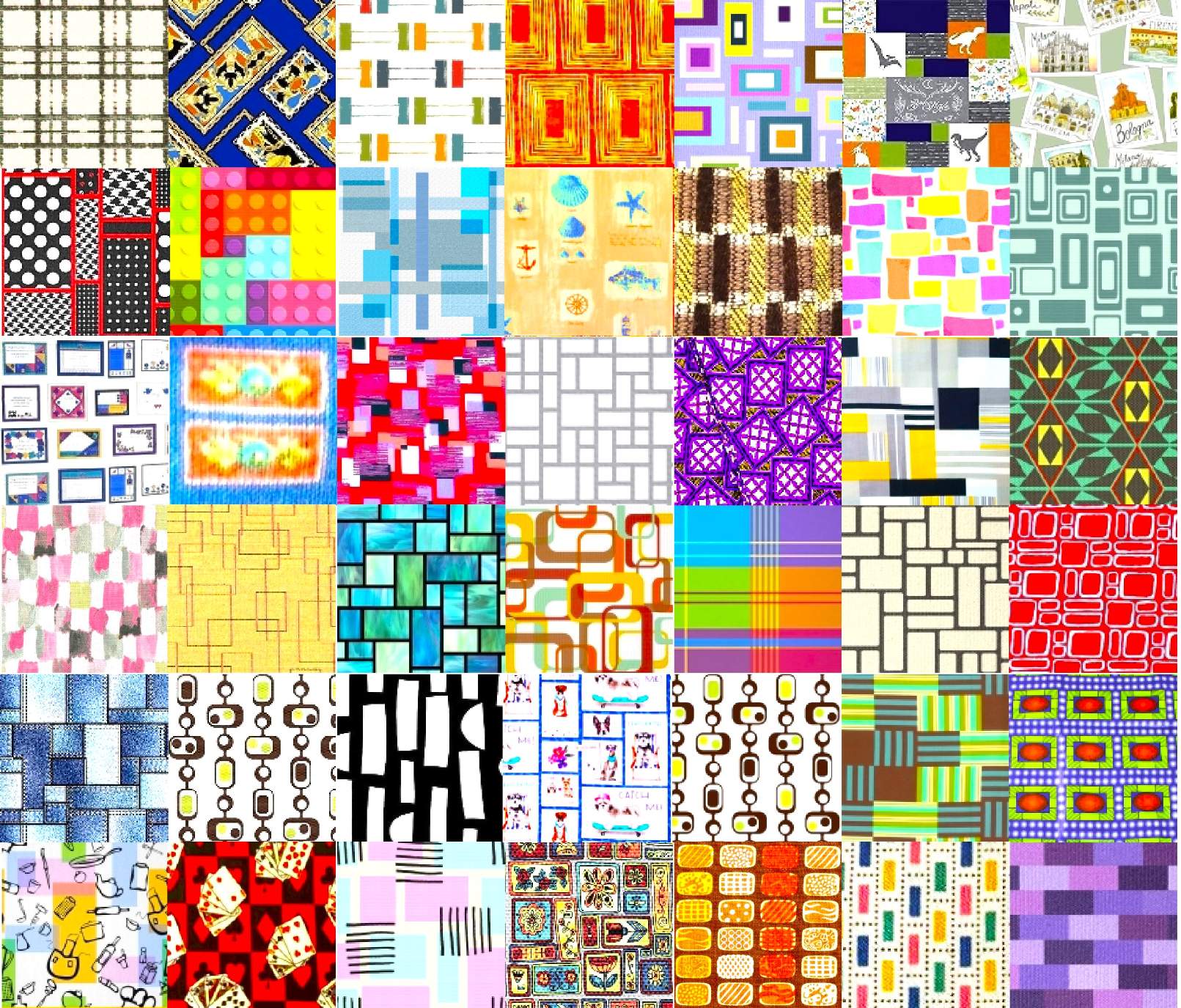 Solve PATCHWORK RECTANGLES 33 jigsaw puzzle online with 143 pieces