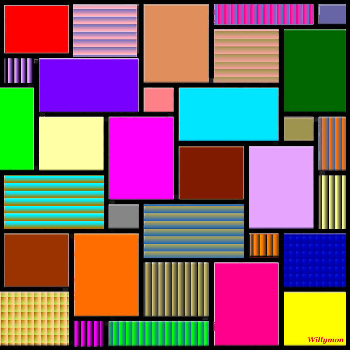 Solve rectangles (small) jigsaw puzzle online with 225 pieces