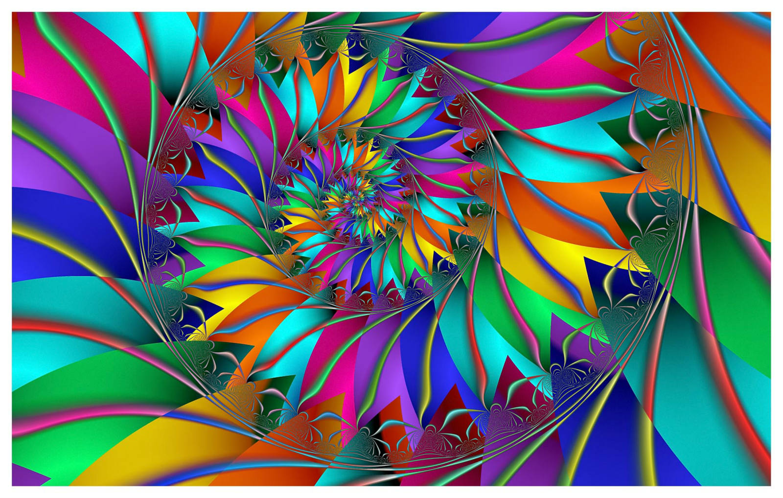 Solve Rainbow Vine [Very Large] jigsaw puzzle online with 260 pieces