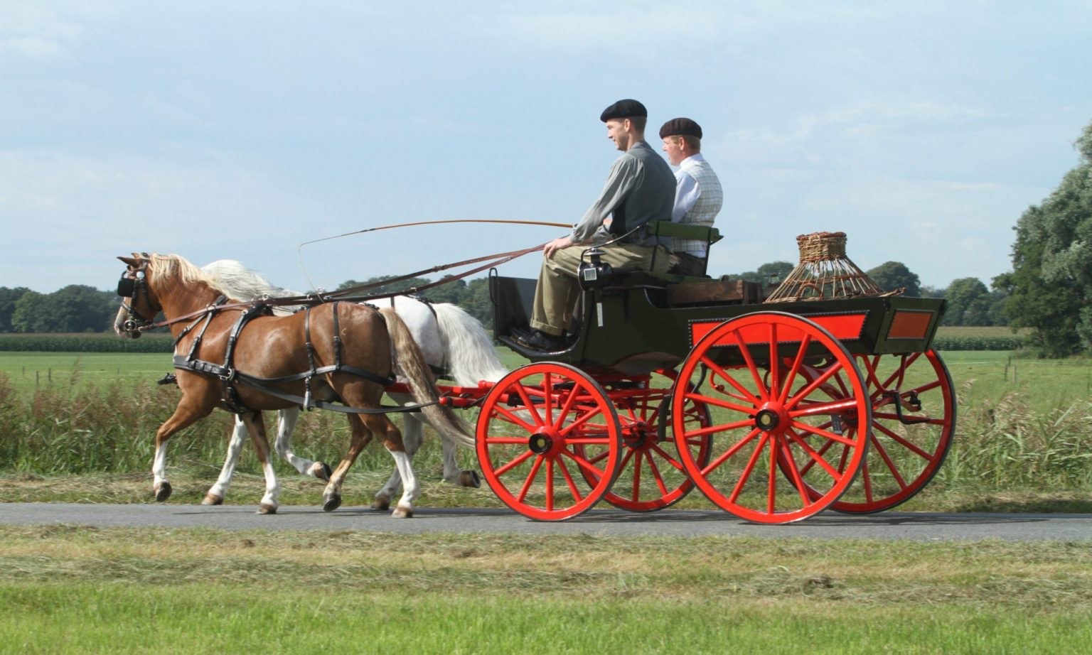 Solve paarden en rijtuig jigsaw puzzle online with 170 pieces