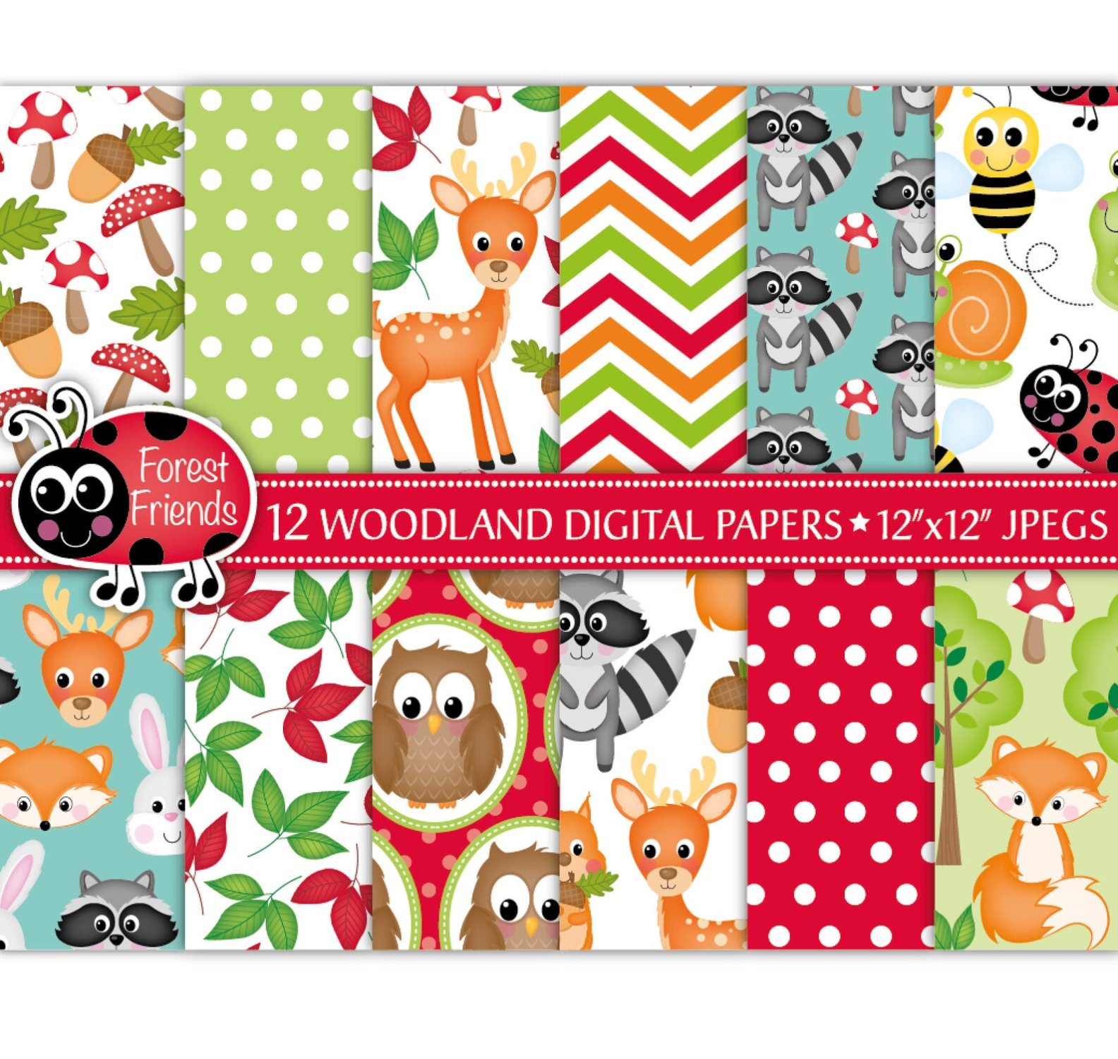 Solve Forest Friends jigsaw puzzle online with 90 pieces