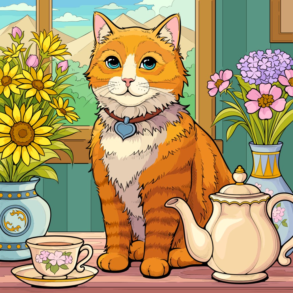 Solve Let's Have Tea jigsaw puzzle online with 306 pieces