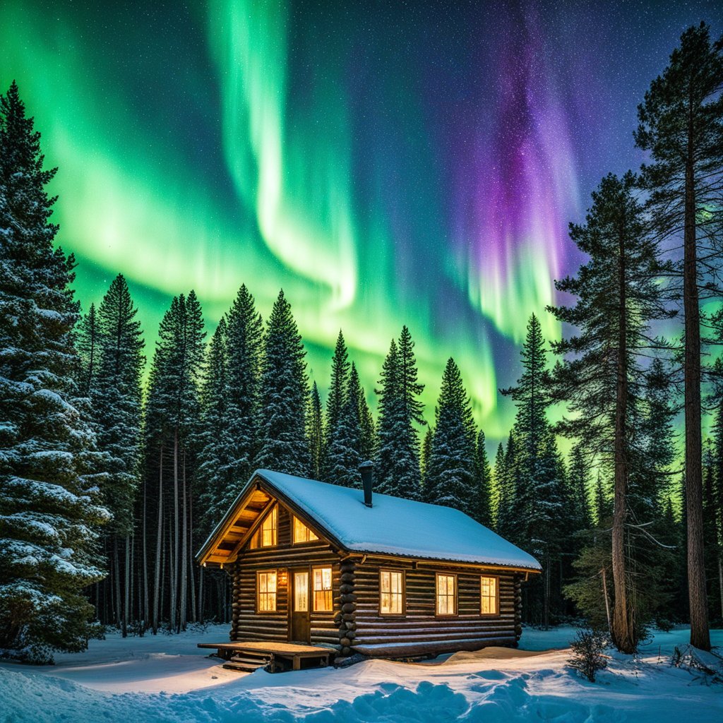 Jigsaw Puzzle | 81 pieces | Aurora Above | Jigidi
