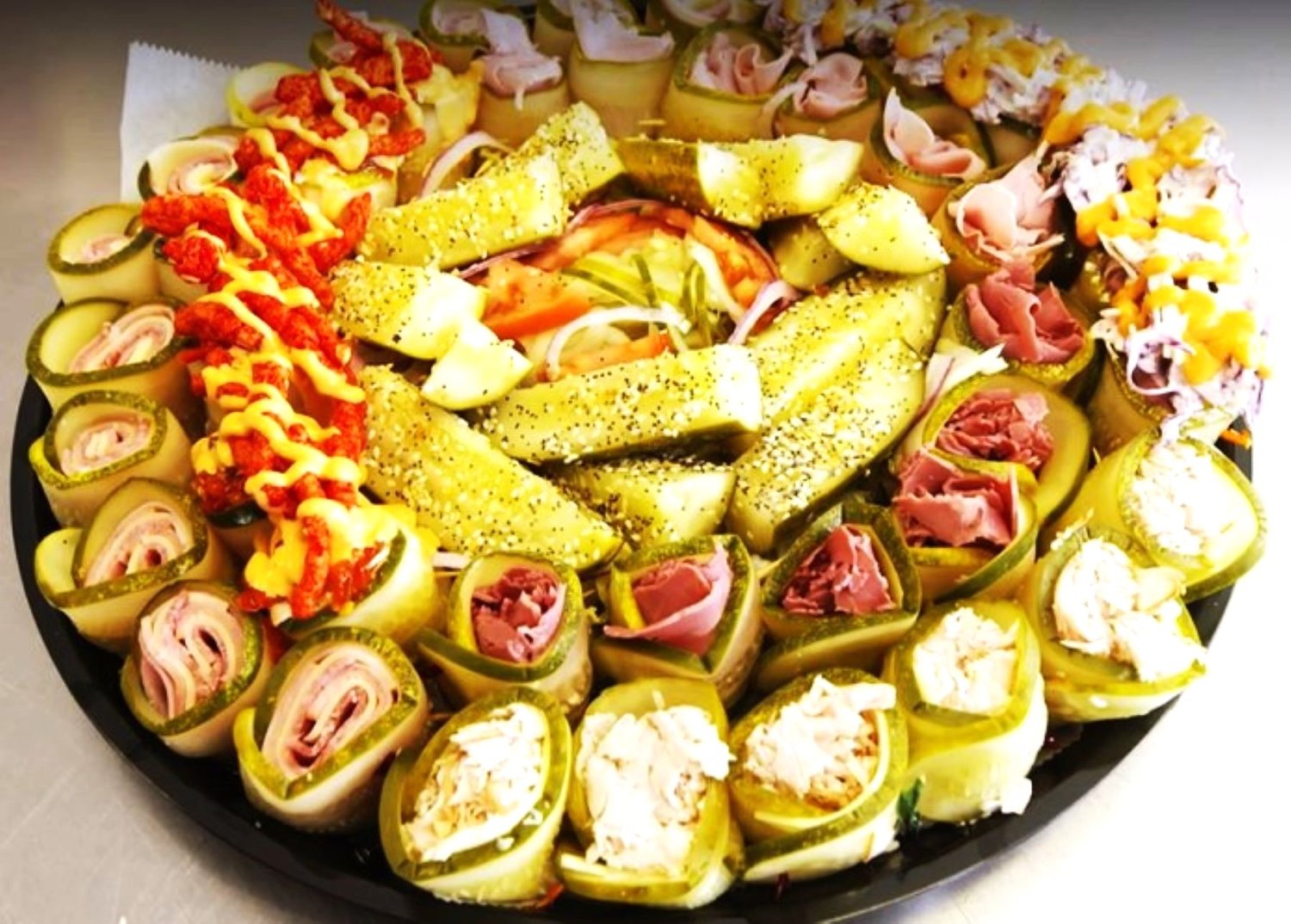Solve Pickle Hoagie tray- breadless sandwiches jigsaw puzzle online ...