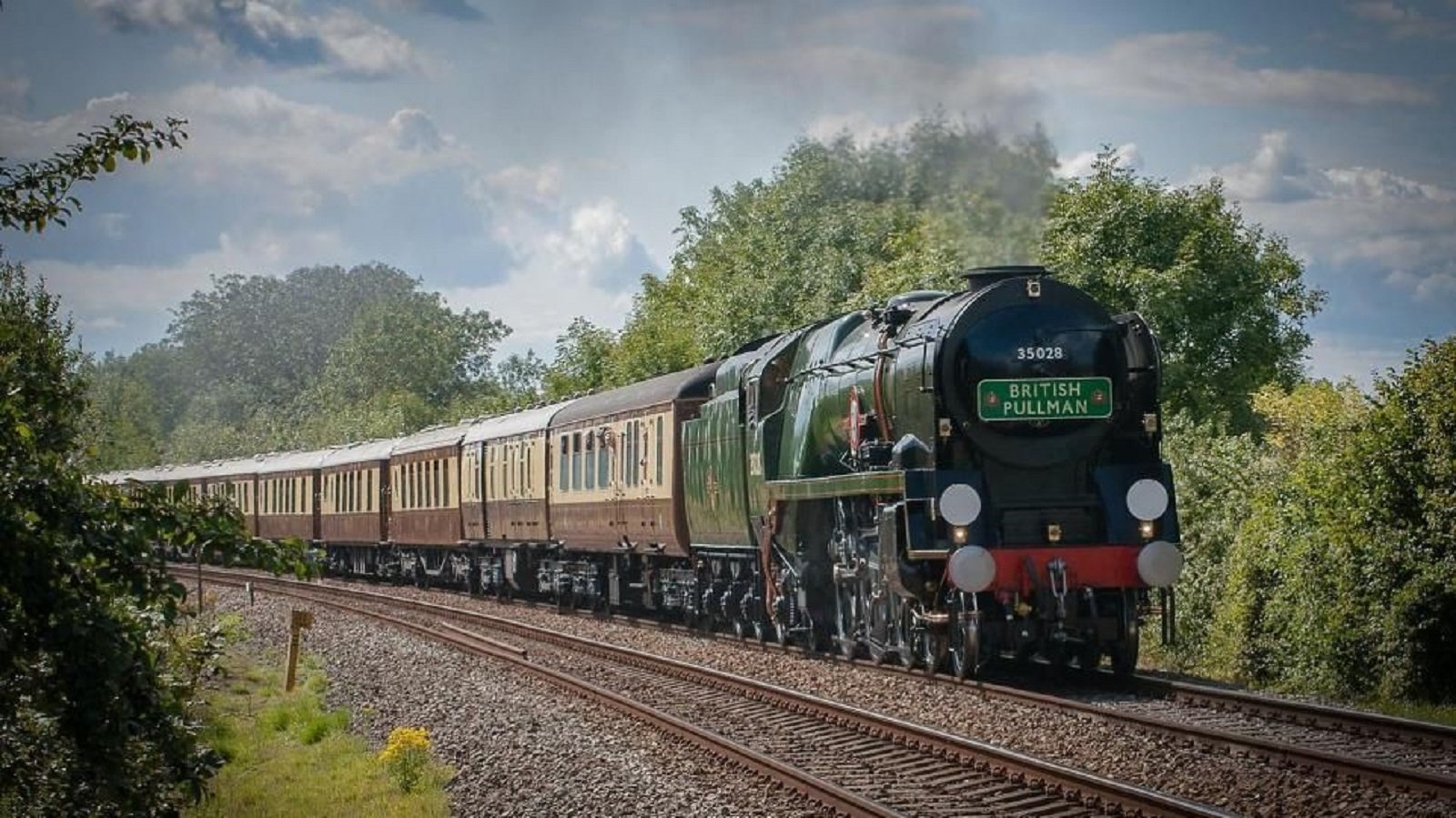 Solve SR Merchant Navy Class 4-6-2 35028 Clan Line. jigsaw puzzle ...