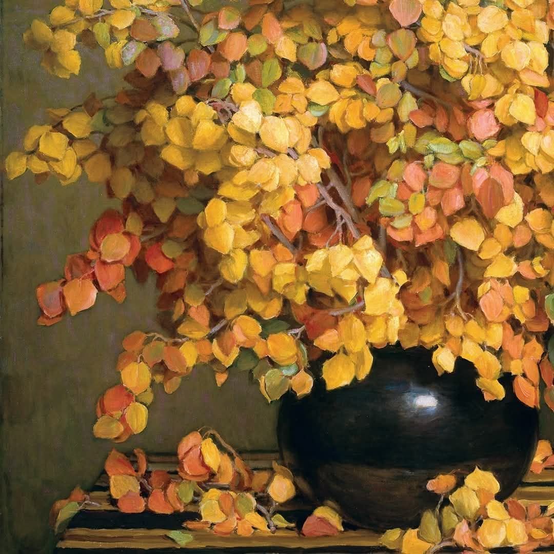 Solve Joseph Henry Sharp - (American, 1859-1953) - A Million Aspen ...