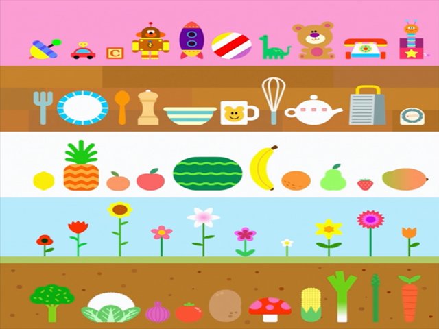 Solve fifty objects jigsaw puzzle online with 12 pieces