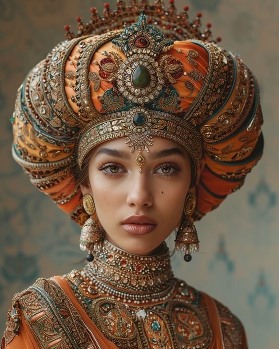 Solve Fashion Costume Art - Headdress 1 (12 - 99 Pieces) jigsaw puzzle ...
