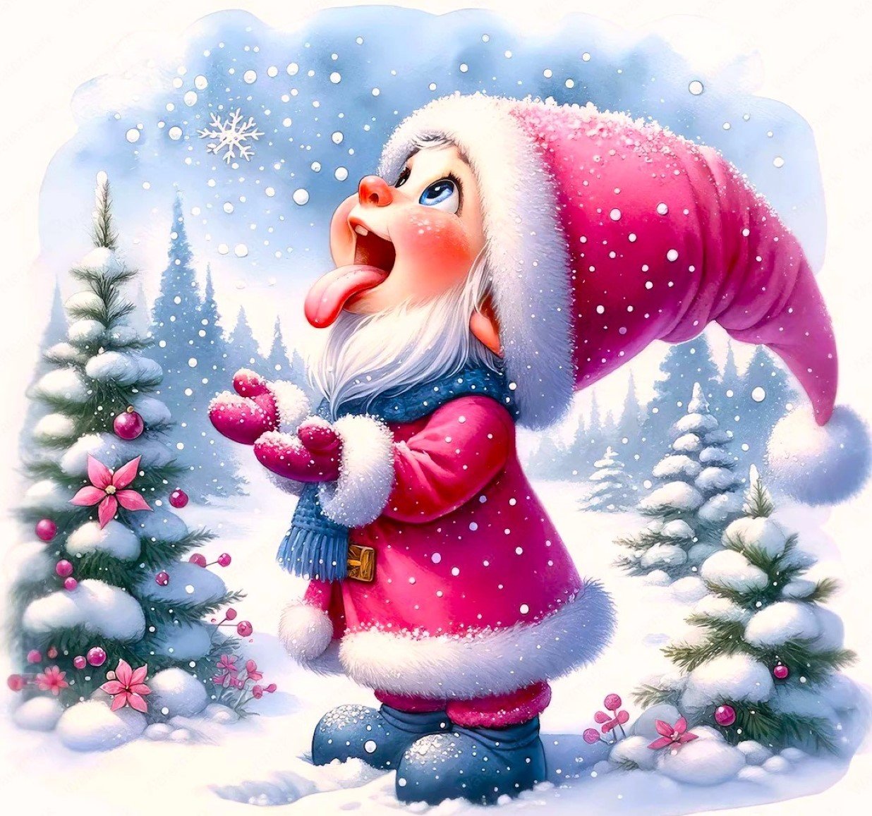 Solve Catch a Snowflake jigsaw puzzle online with 72 pieces