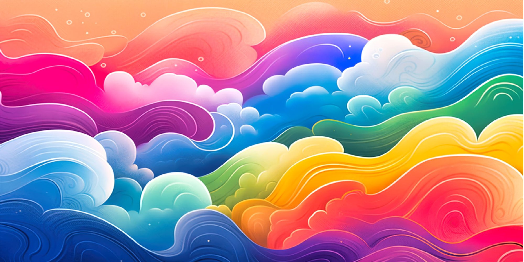 Solve rainbow sky -- medium jigsaw puzzle online with 253 pieces