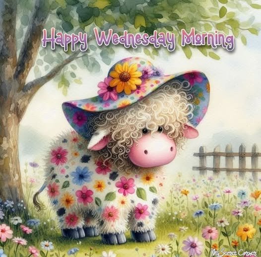 Solve Good Morning -Happy Wednesday! jigsaw puzzle online with 64 pieces