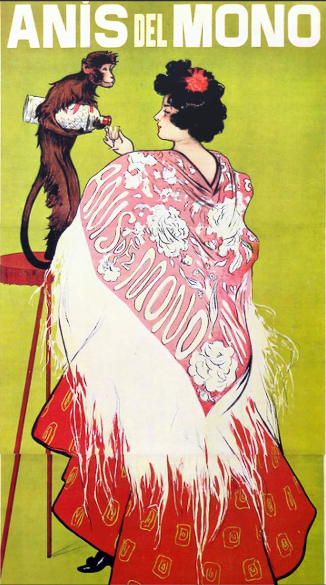 Solve Anis del Mono, poster, 1898, by Ramon Casas (Catalan, 1866–1932 ...