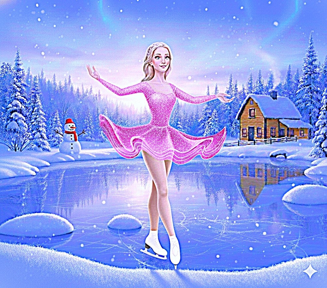 Solve Ice skating jigsaw puzzle online with 72 pieces