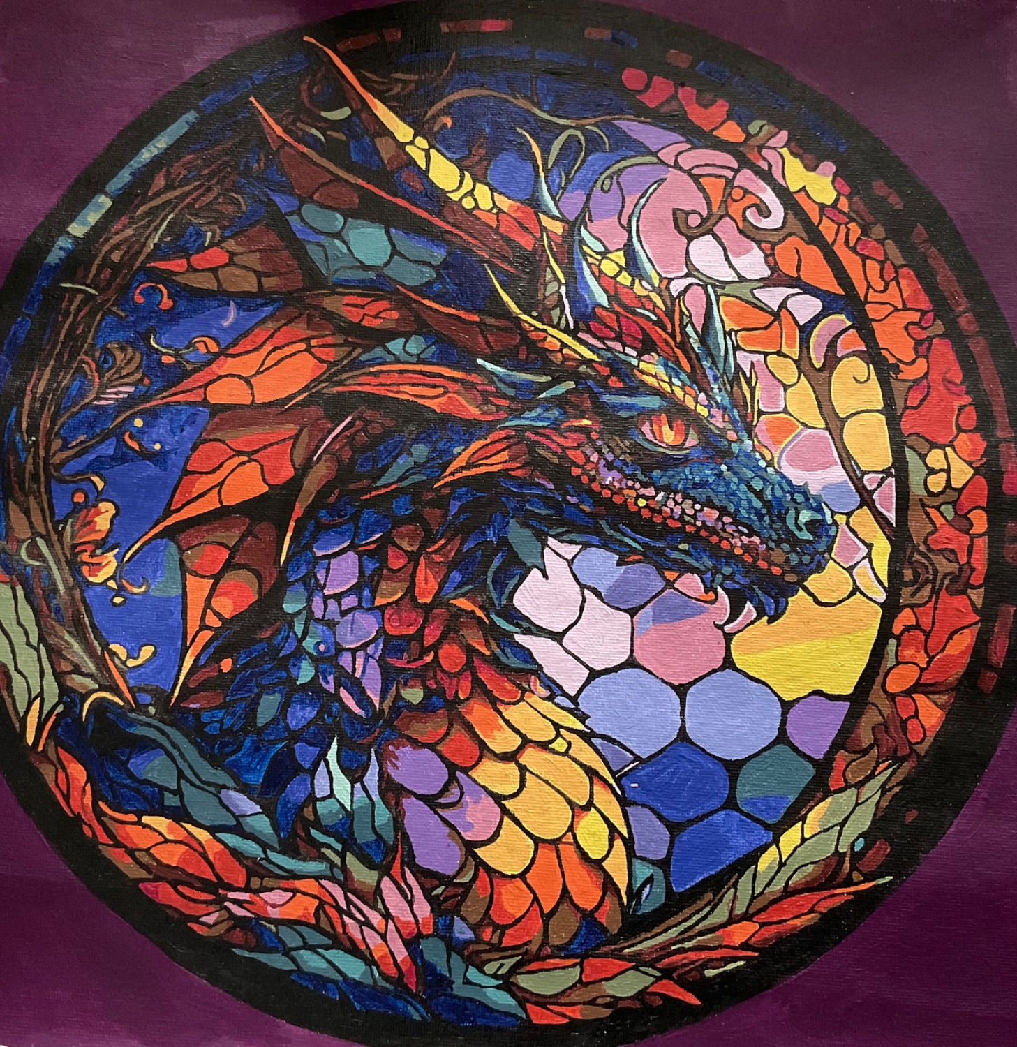 Solve The Dragon jigsaw puzzle online with 306 pieces