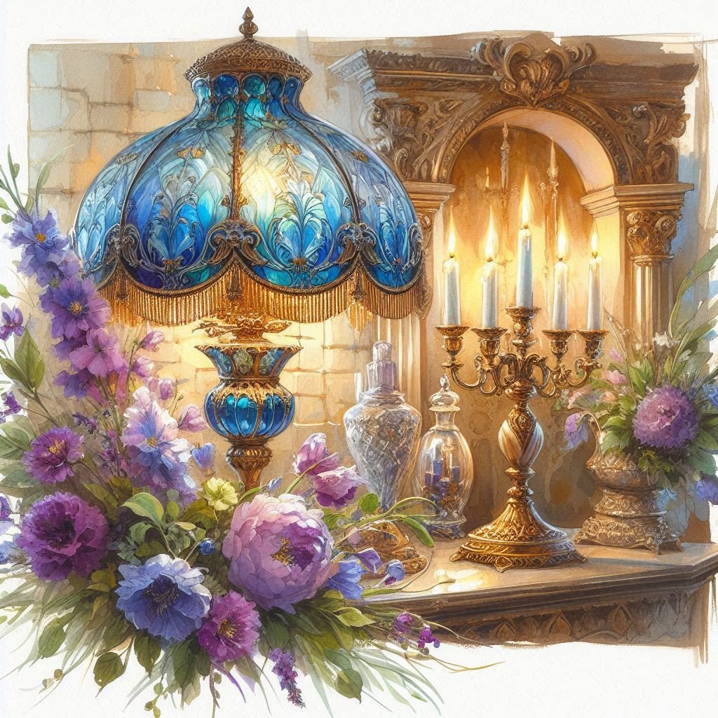 Solve Decorative lamp (resize 9 to 306 pieces) jigsaw puzzle online ...