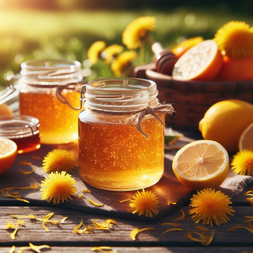 Solve Dandelion Honey jigsaw puzzle online with 49 pieces