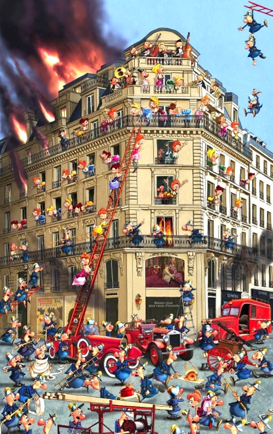 Solve Fire Brigade jigsaw puzzle online with 96 pieces