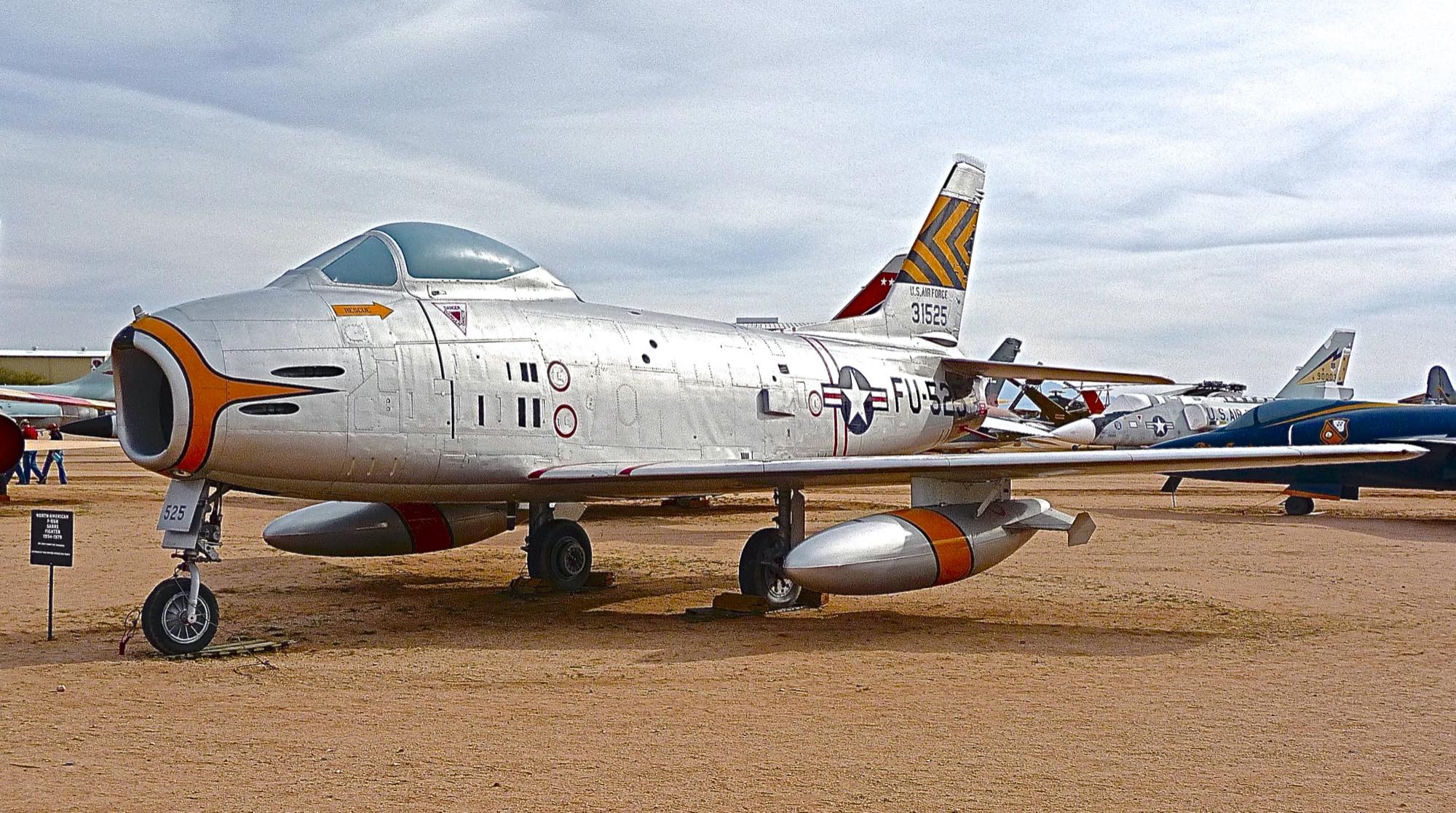Solve North American F-86H Sabre, Pima Air and Space Museum. jigsaw ...
