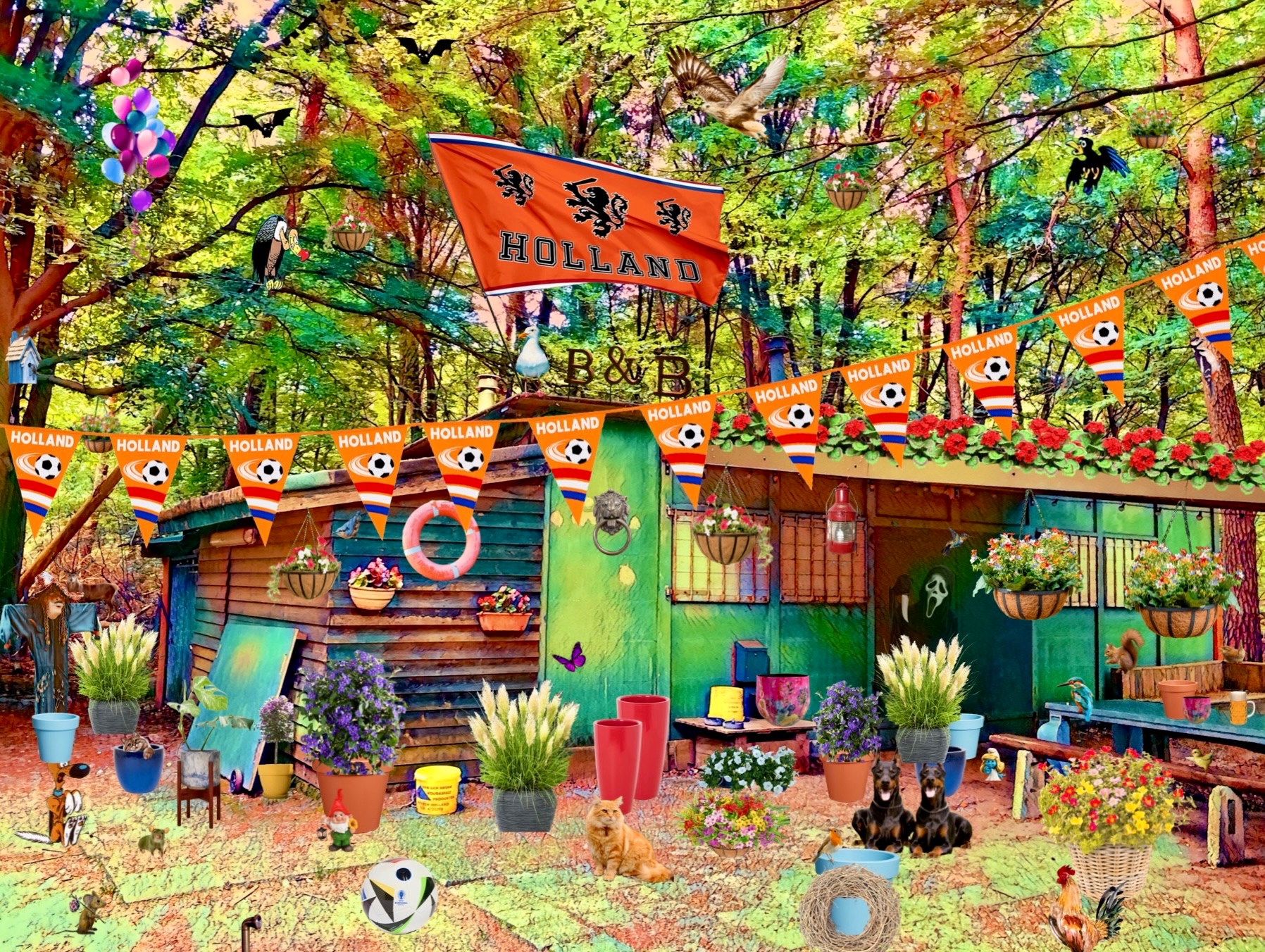 Solve Belachelijk grote puzzel 🐣 jigsaw puzzle online with 594 pieces