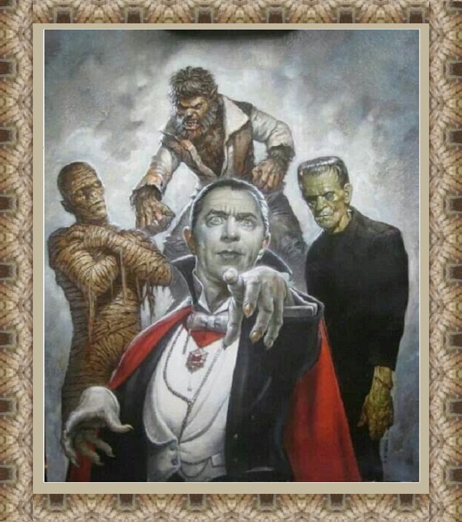 Solve Classic Monsters jigsaw puzzle online with 120 pieces