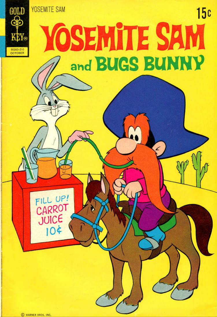 Solve Yosemite Sam And Bugs Bunny jigsaw puzzle online with 88 pieces