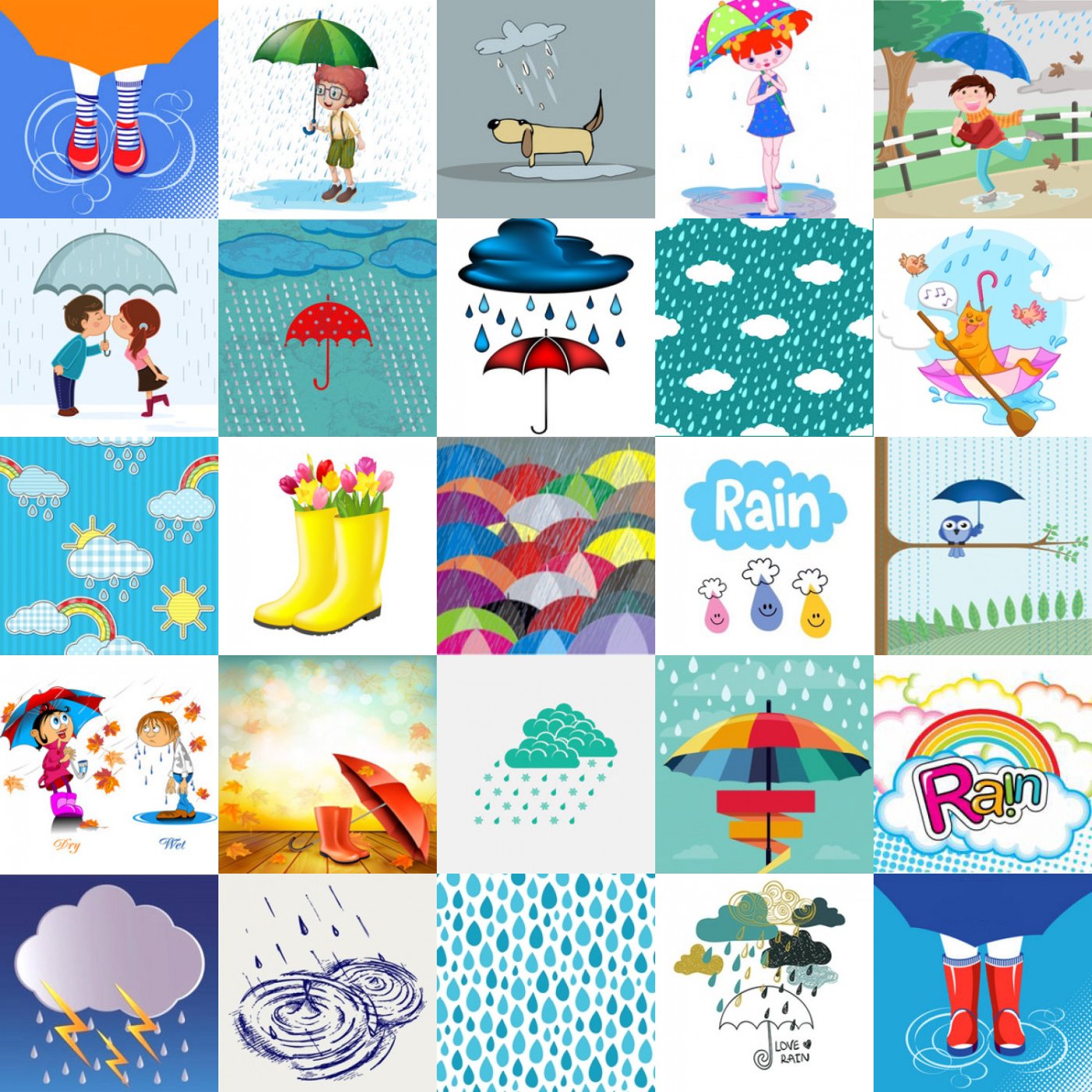 Solve Here Comes That Rainy Day Feeling Again jigsaw puzzle online with 49 pieces