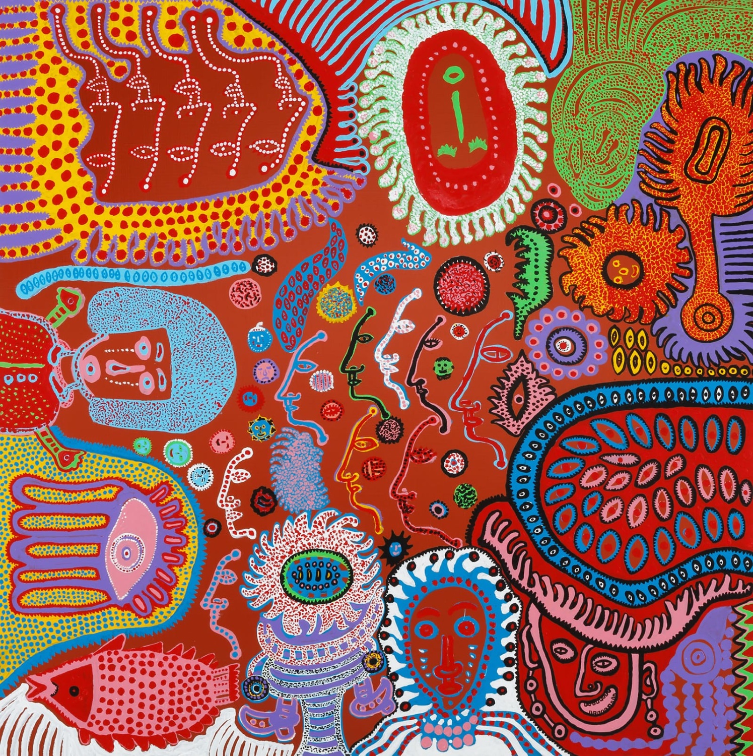 Solve Give Me Love, from the series “My Eternal Soul”, Yayoi Kusama ...