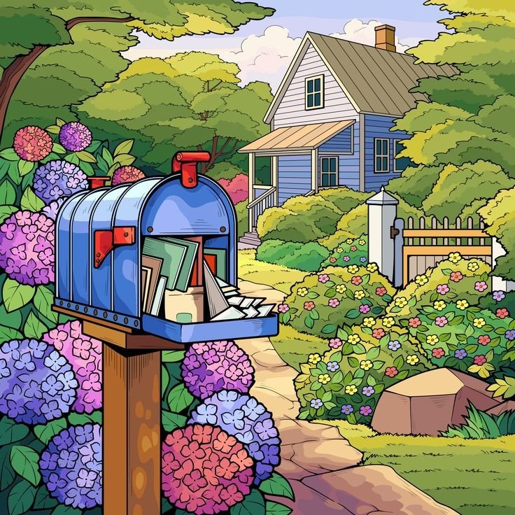 Solve Mail Delivery jigsaw puzzle online with 64 pieces