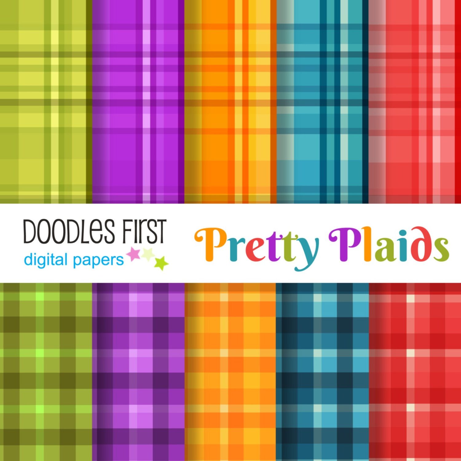 Solve Pretty Plaids jigsaw puzzle online with 100 pieces