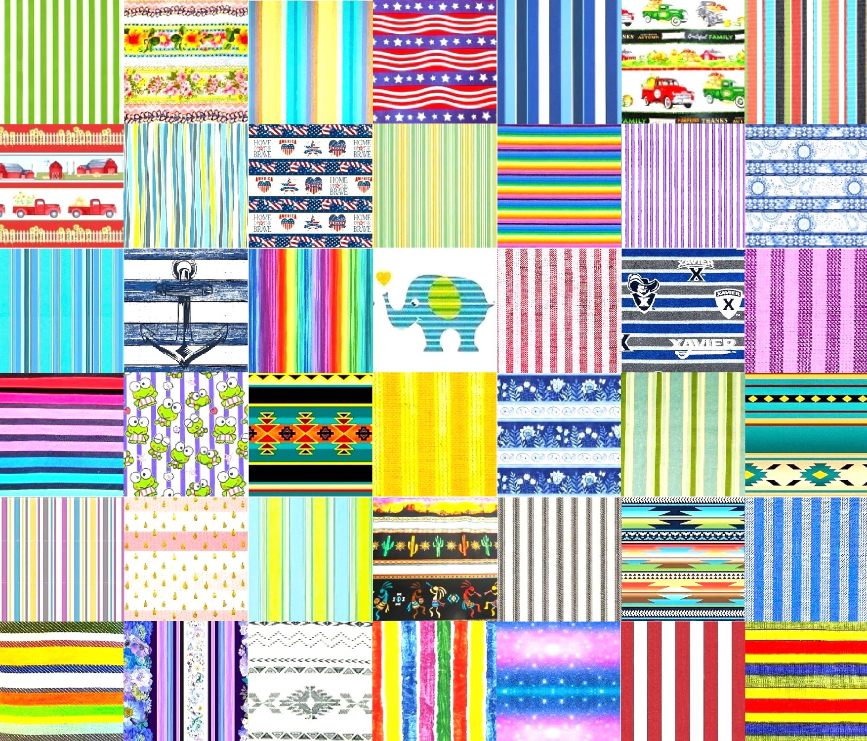 Solve PATCHWORK STRIPES 102 jigsaw puzzle online with 255 pieces