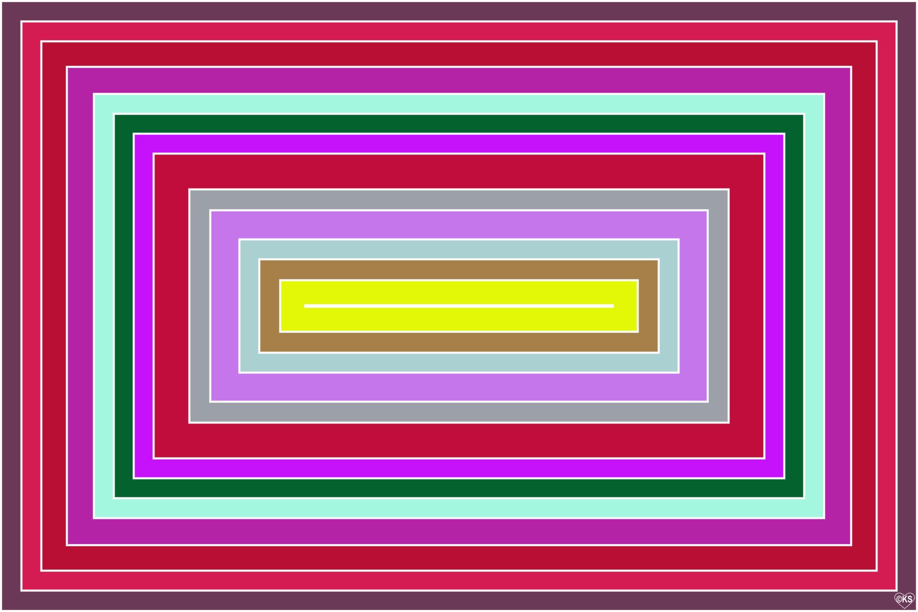 Solve Concentric Rectangles!! ~ H jigsaw puzzle online with 600 pieces