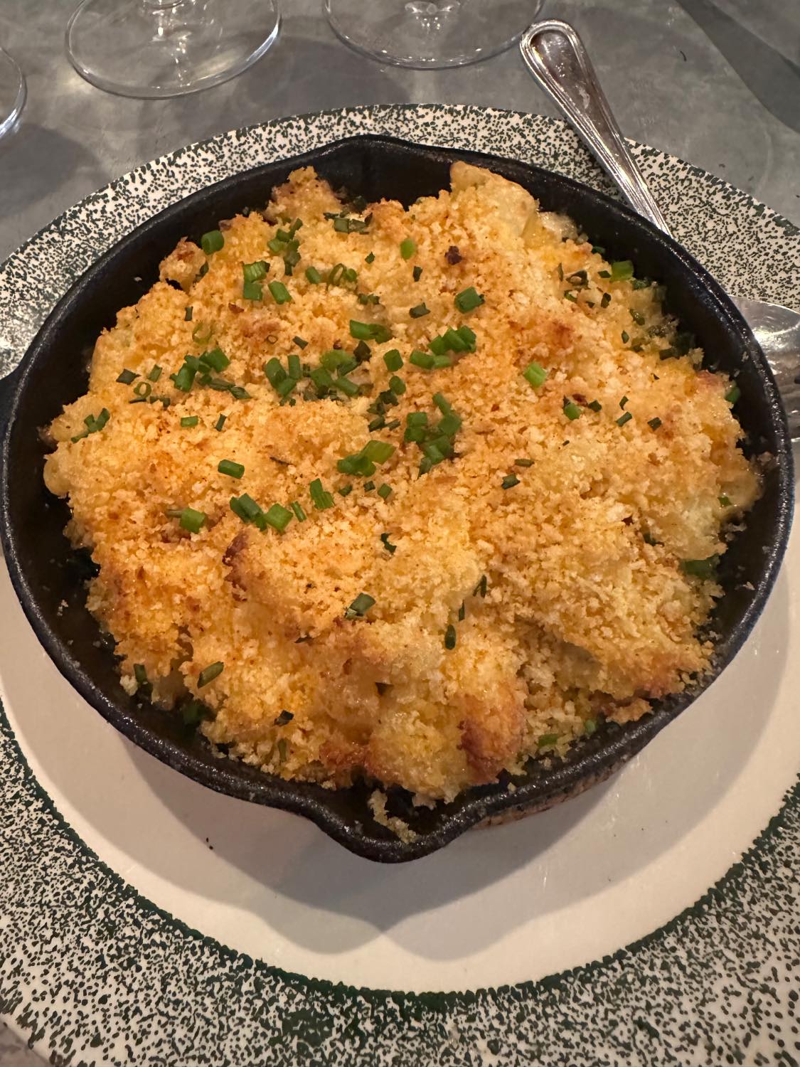 Solve Lump Blue Crab Meat Mac & Cheese jigsaw puzzle online with 266 pieces