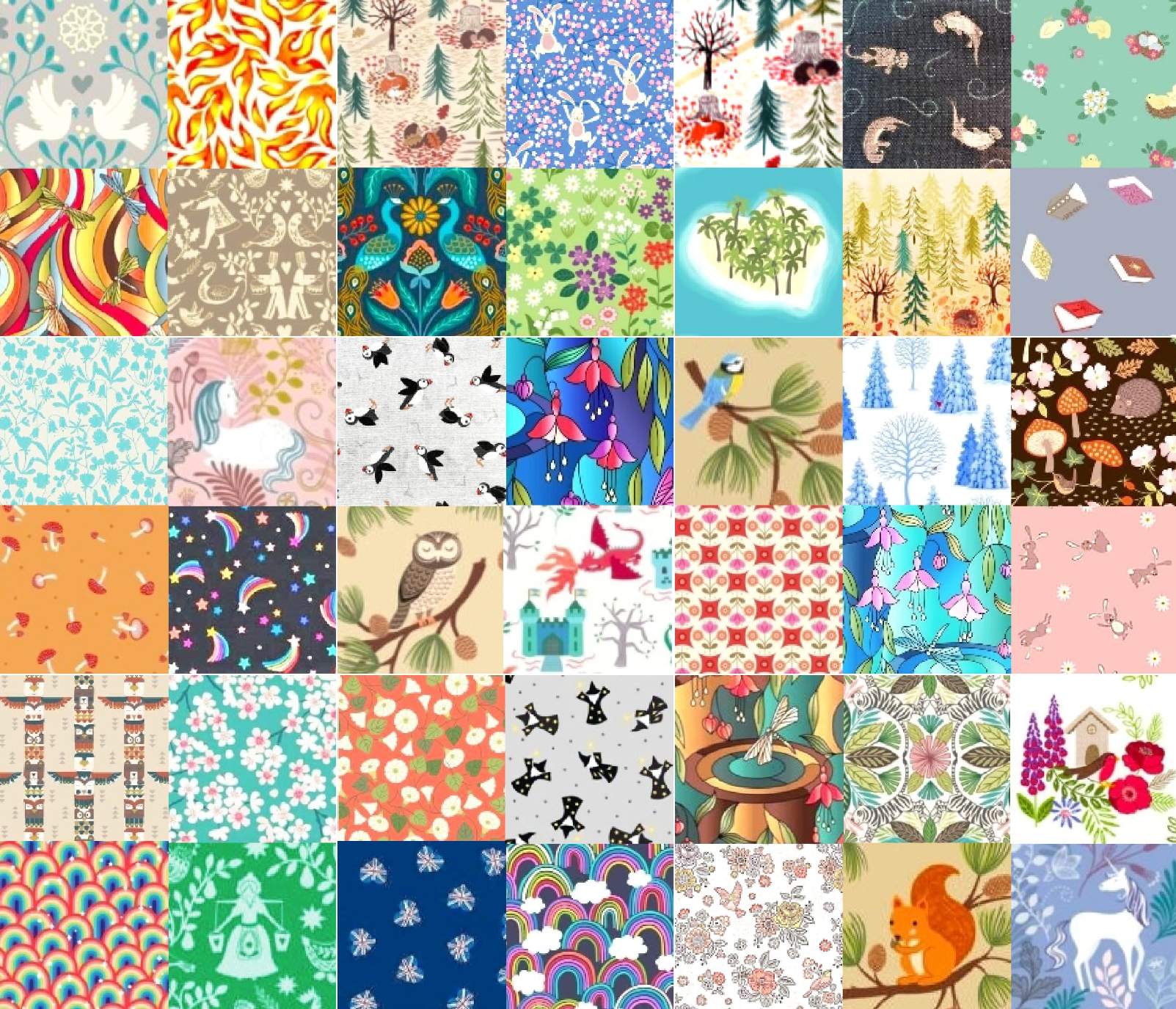 Solve PATCHWORK LEWIS AND IRENE 7 jigsaw puzzle online with 143 pieces