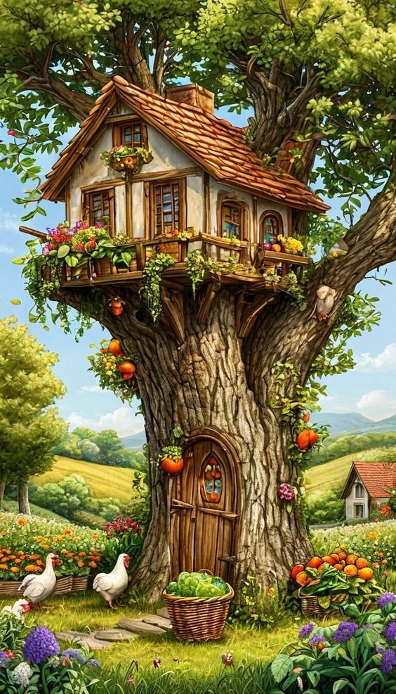 Solve Ağaç Ev jigsaw puzzle online with 91 pieces