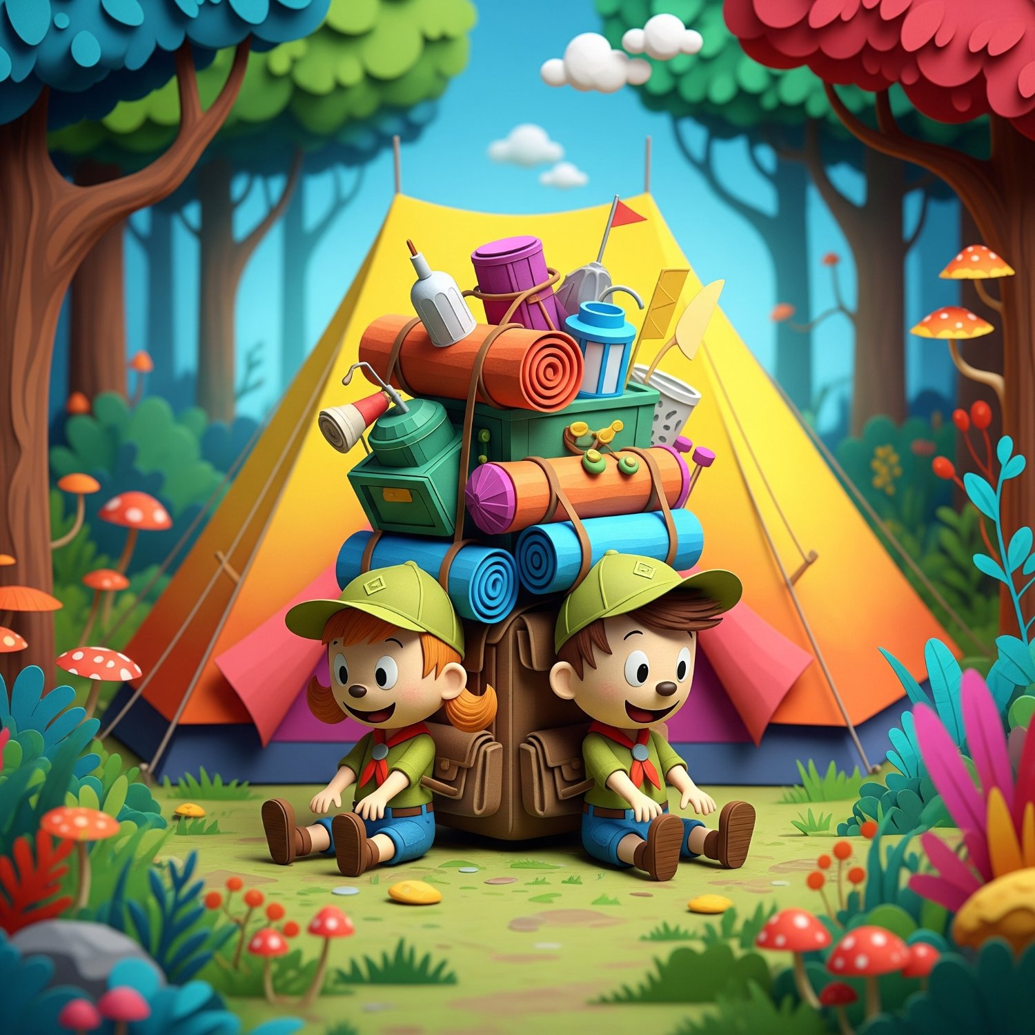 Solve scouting jigsaw puzzle online with 400 pieces