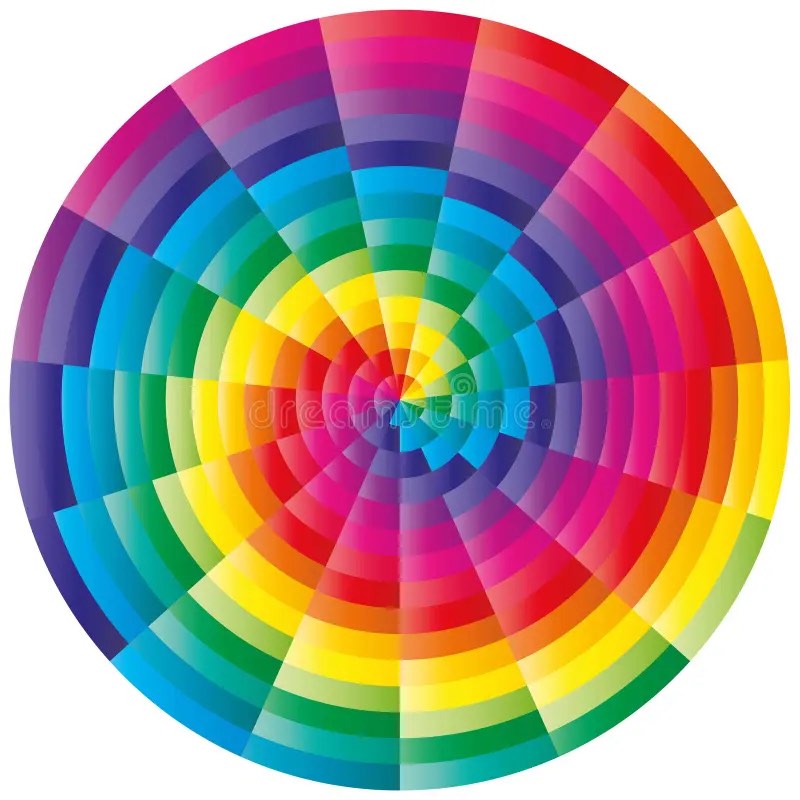 Solve A Rainbow Wheel jigsaw puzzle online with 25 pieces