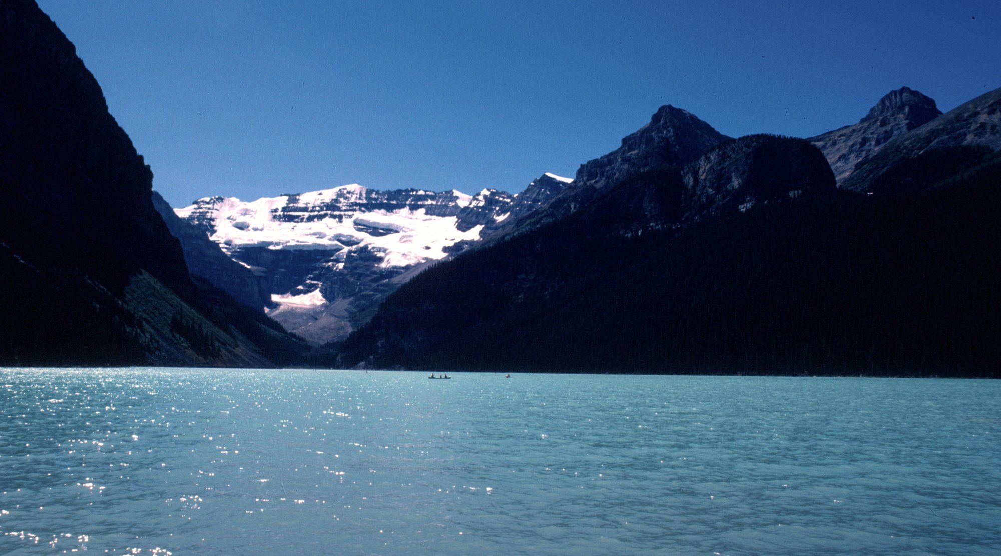 Solve Lake Louise, Canadian Rockies jigsaw puzzle online with 220 pieces