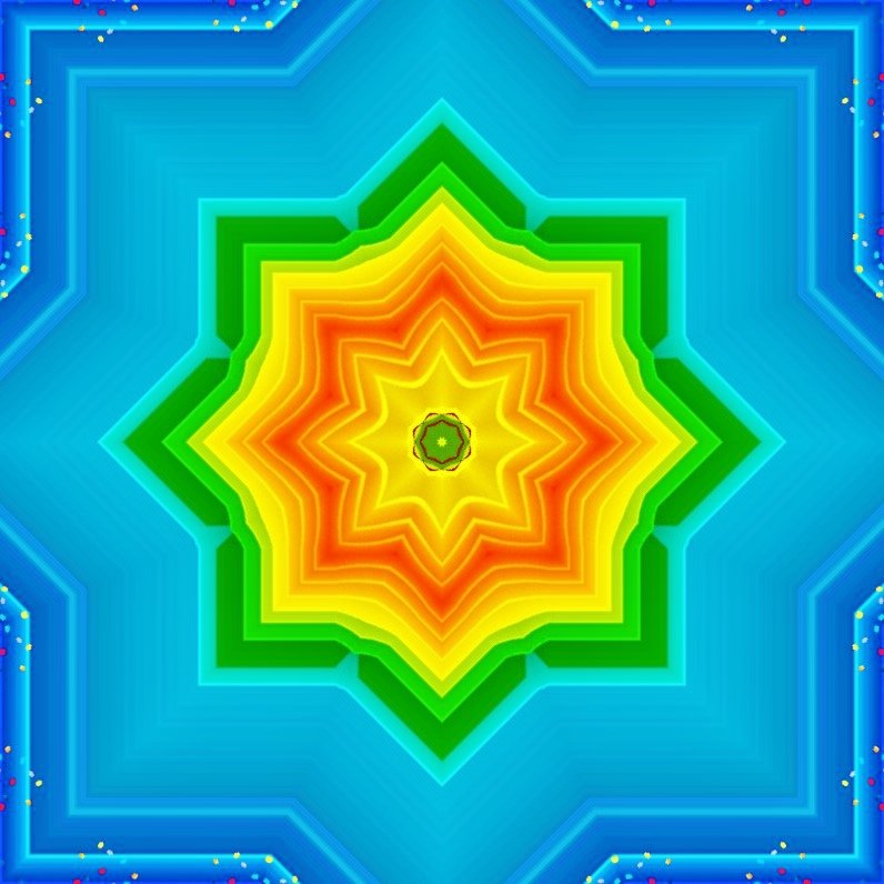 Solve Layers of Stars jigsaw puzzle online with 100 pieces