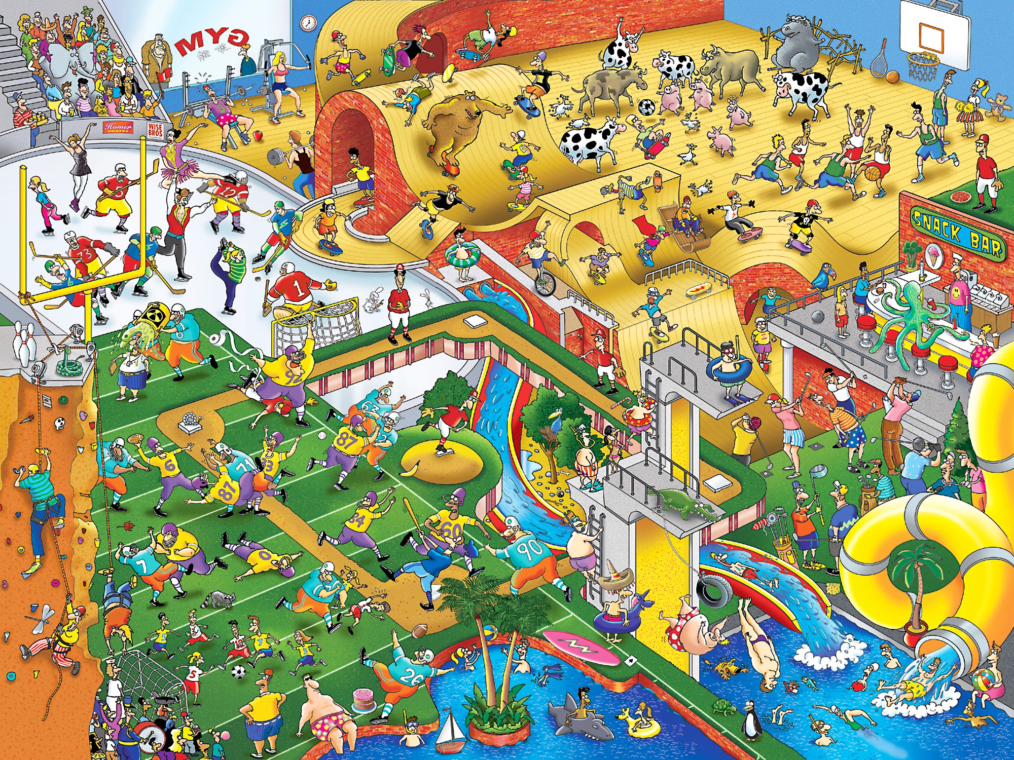 Solve Complex Sports jigsaw puzzle online with 352 pieces