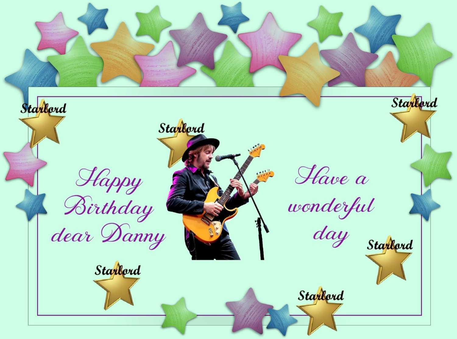 Solve Happy Birthday dear Danny (Starlord) jigsaw puzzle online with 12 ...