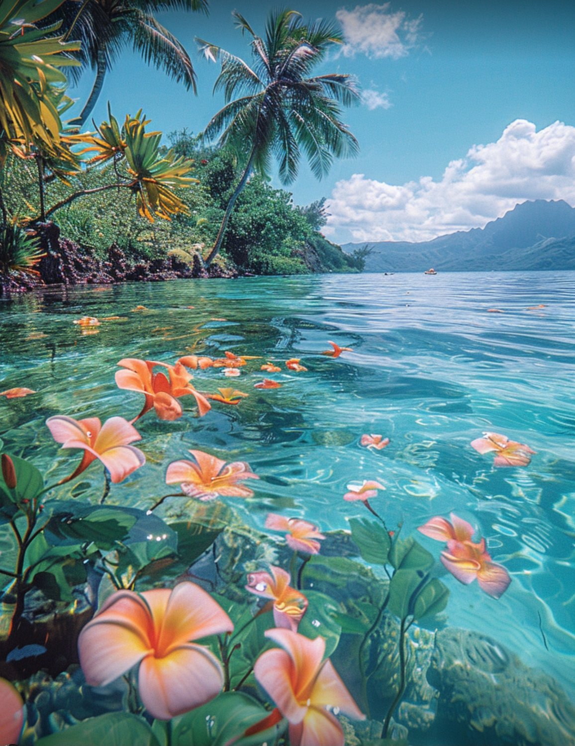 Solve Hawaiian Shore jigsaw puzzle online with 99 pieces