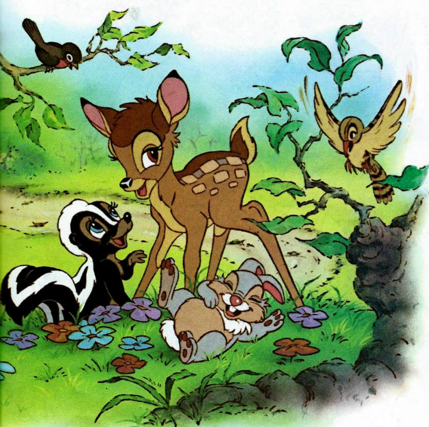 Solve Woods Animals- Bambi & Friends- Little Golden Book 1984 jigsaw ...
