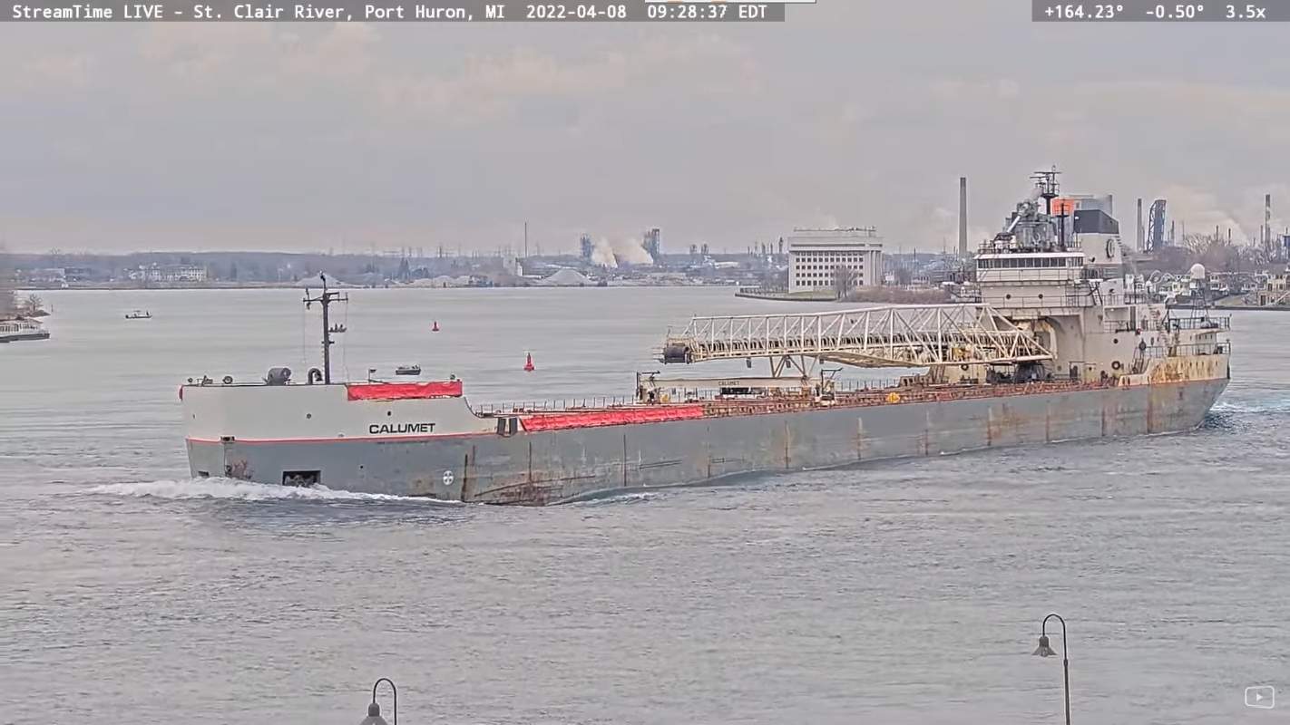 Solve Calumet - Great Lakes Freighter - Port Huron, MI (2022-04-08 ...