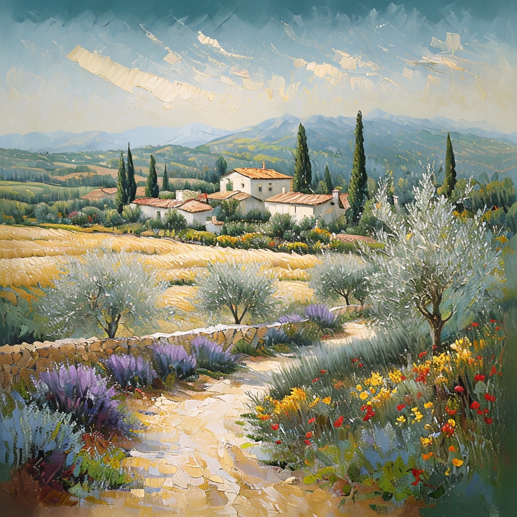 Solve Tuscany Whispers (Resize 9 - 306) jigsaw puzzle online with 81 pieces
