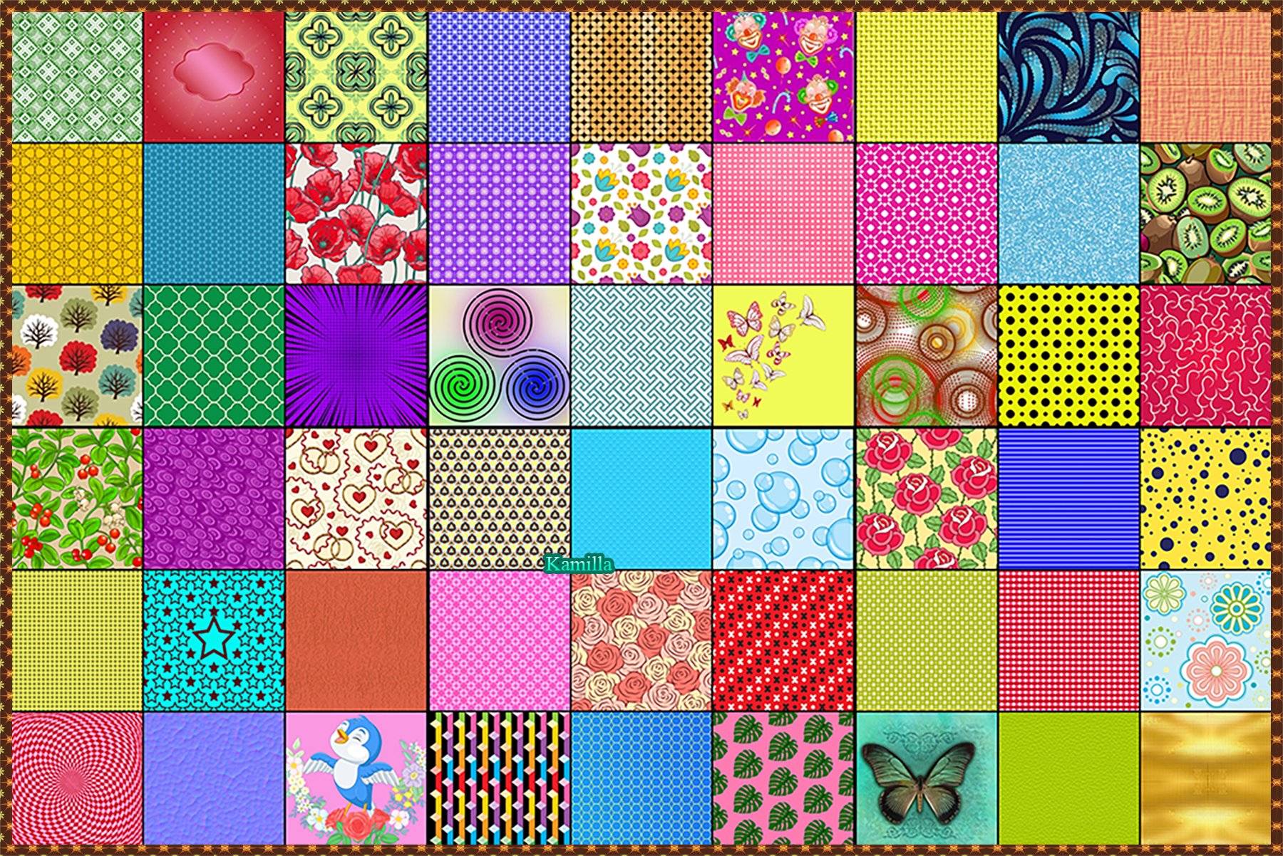 Solve Collage jigsaw puzzle online with 77 pieces