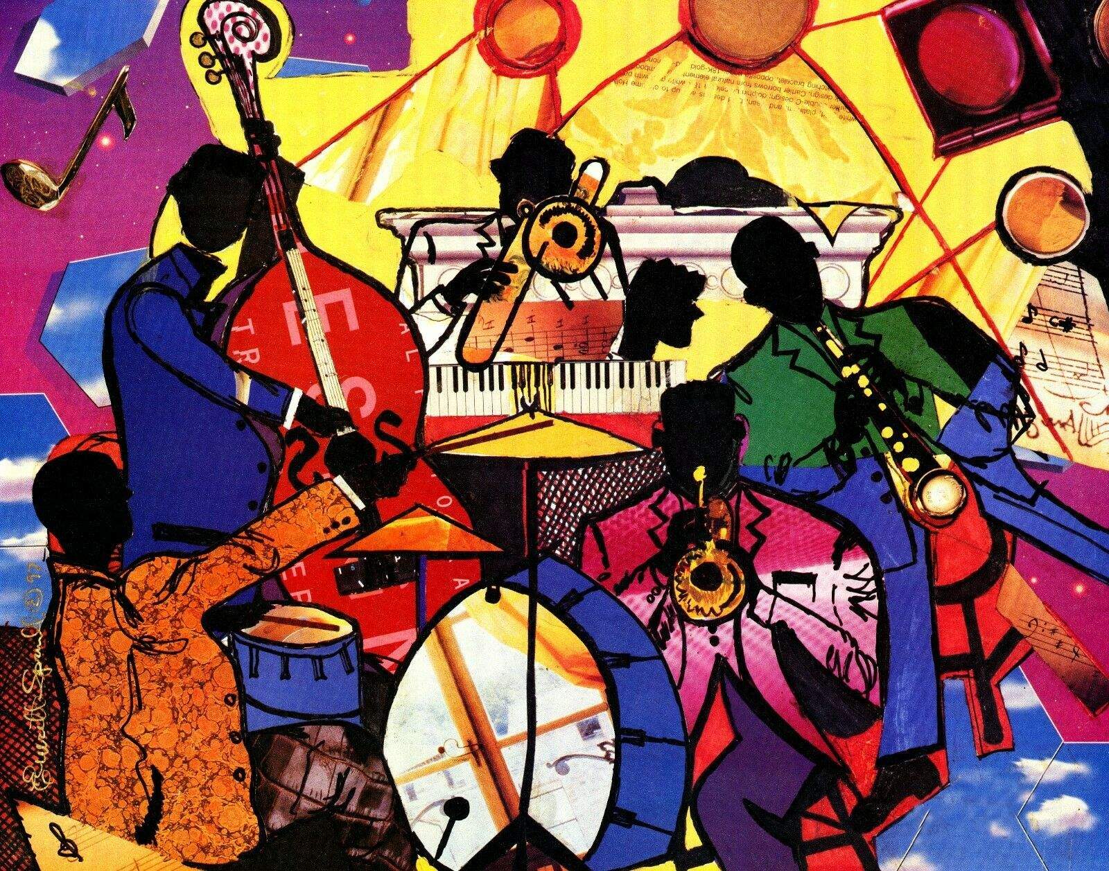 Solve Old School Jazz jigsaw puzzle online with 300 pieces