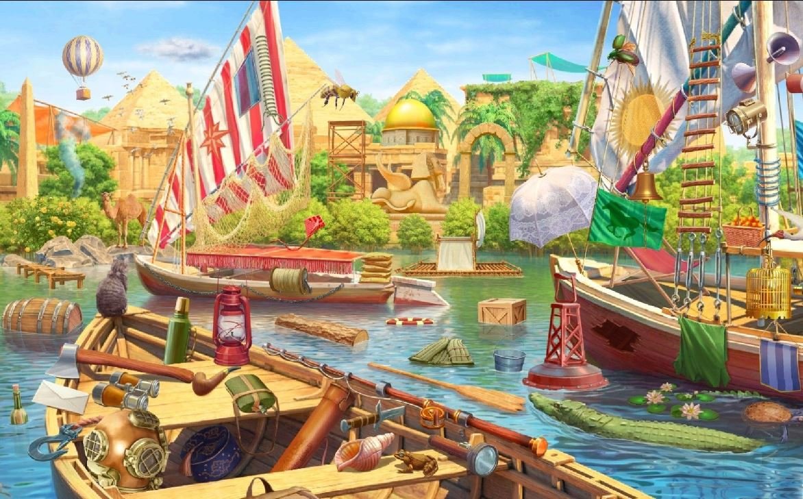 Solve Nile River jigsaw puzzle online with 160 pieces