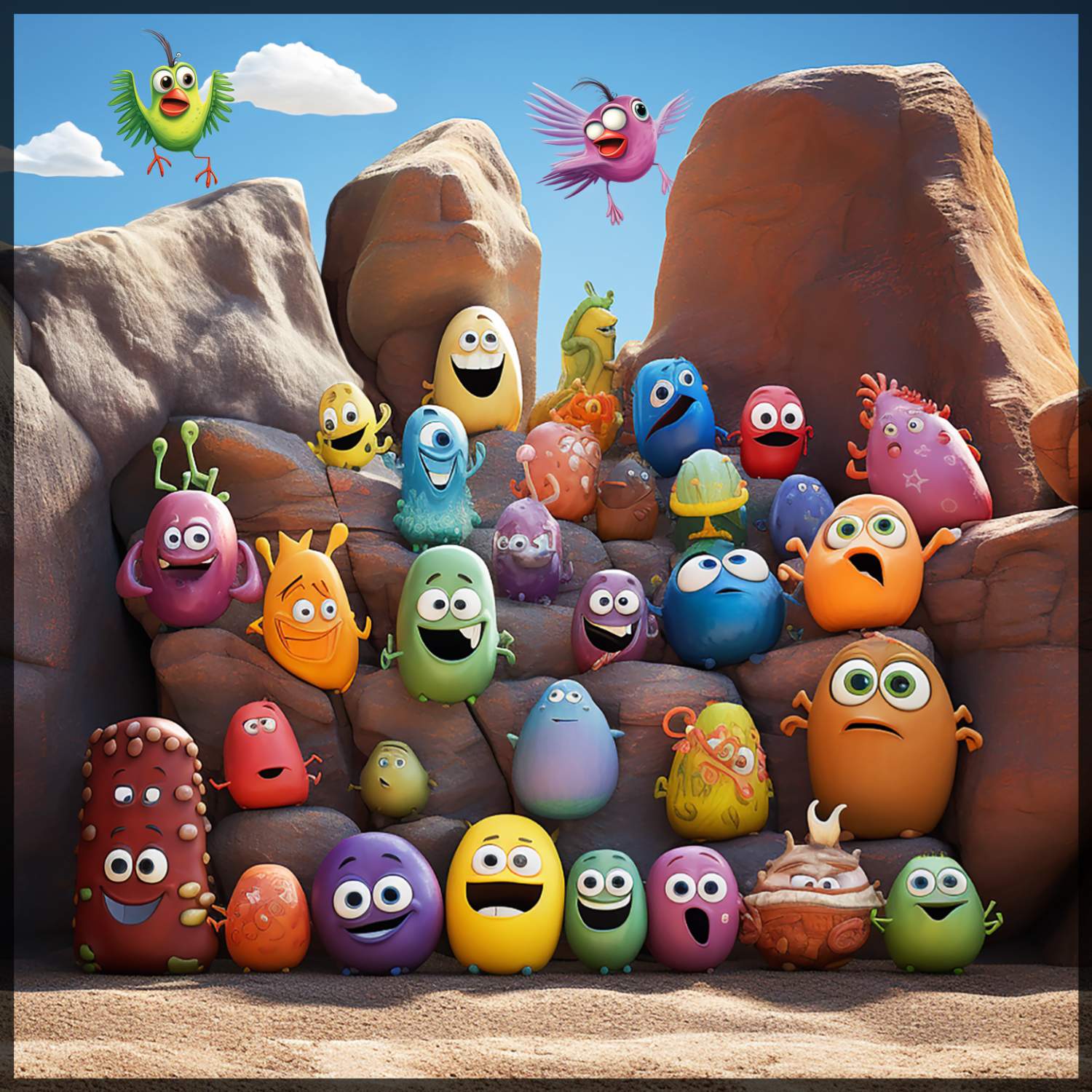 Solve Blobs 24 jigsaw puzzle online with 600 pieces