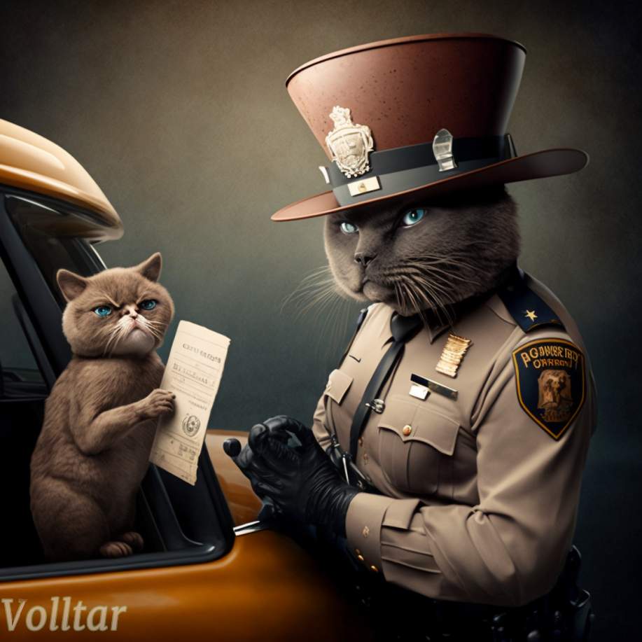 Solve Cat Trooper jigsaw puzzle online with 16 pieces